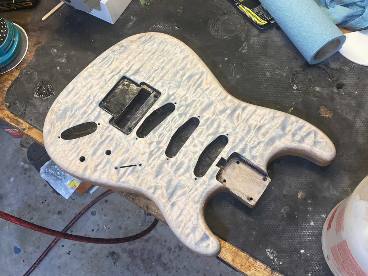 Refinish | Addict Guitars | Custom hand made guitars